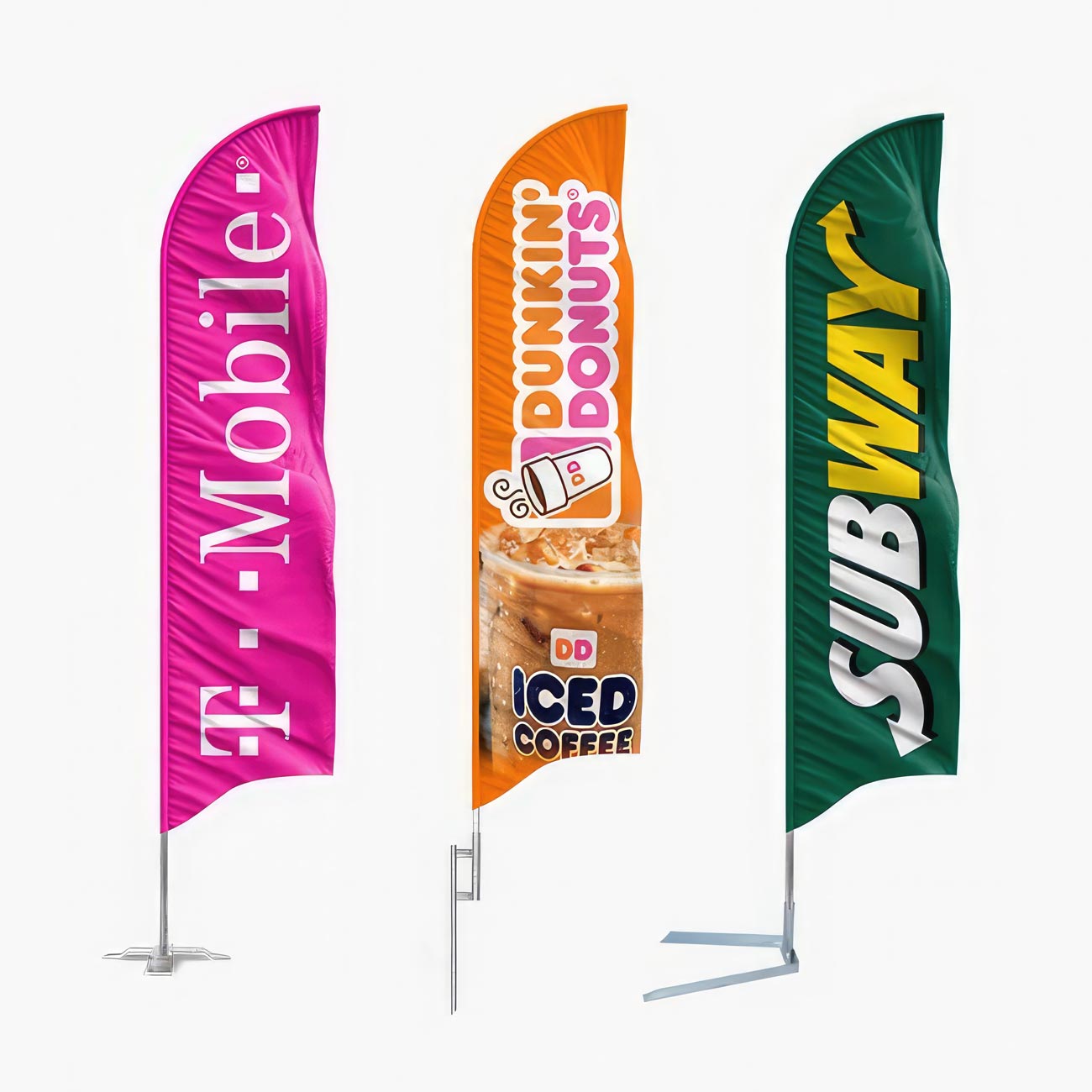 14 ft. Feather Flag – Single Side – Dot4Dot